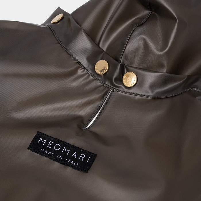Perini Dog Raincoat Grey | Meomari - Luxury Dog Accessories Boutique