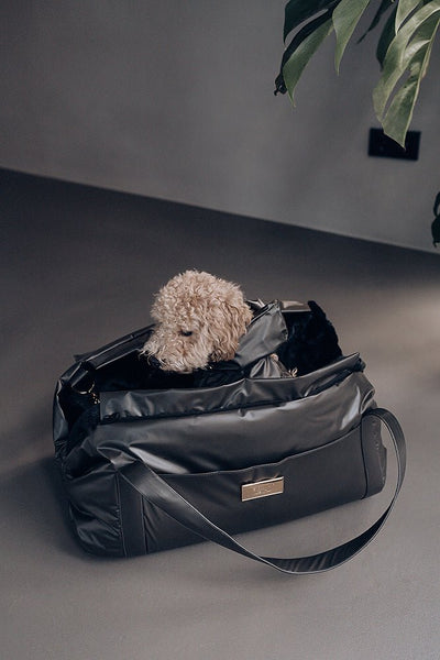 Meomari Perini Dog Carrier Bag In Grey