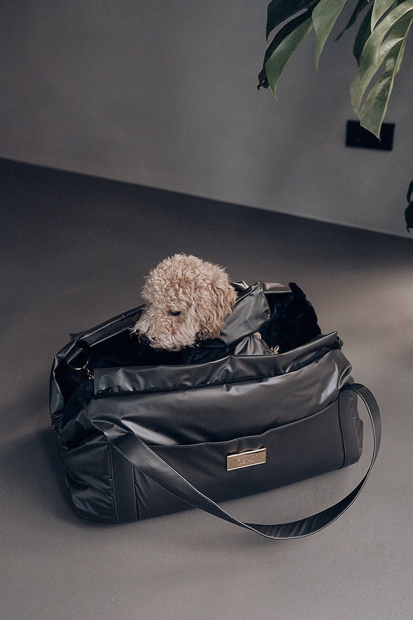 Meomari Perini Dog Carrier Bag In Grey
